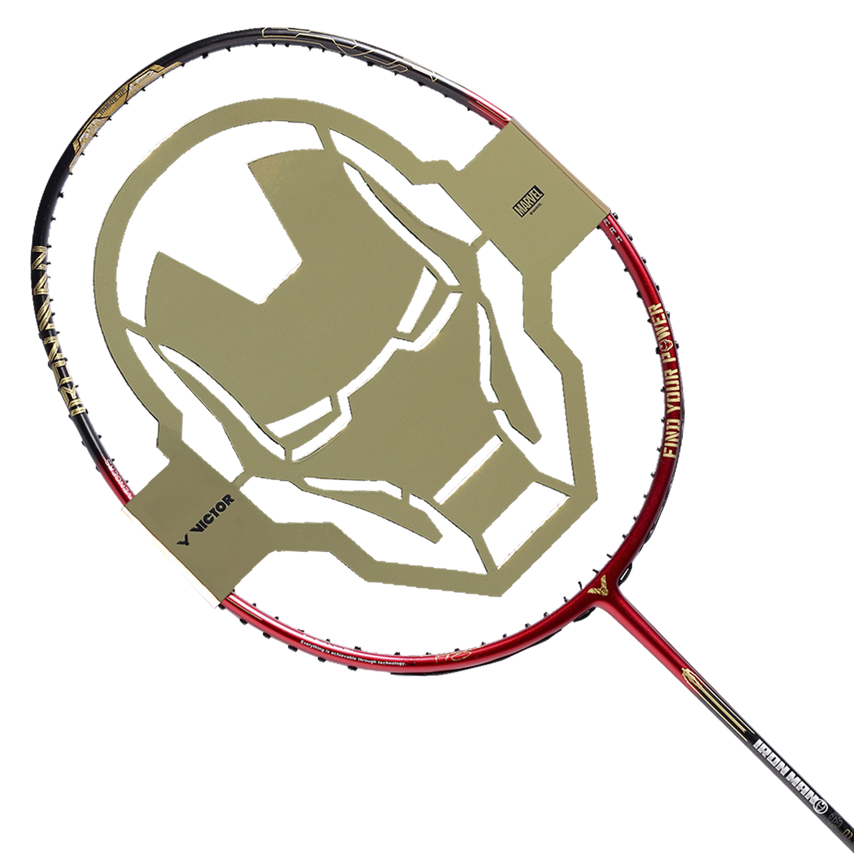 VICTOR X Iron Man Auraspeed 4U Badminton Racket Set – Free Core ...