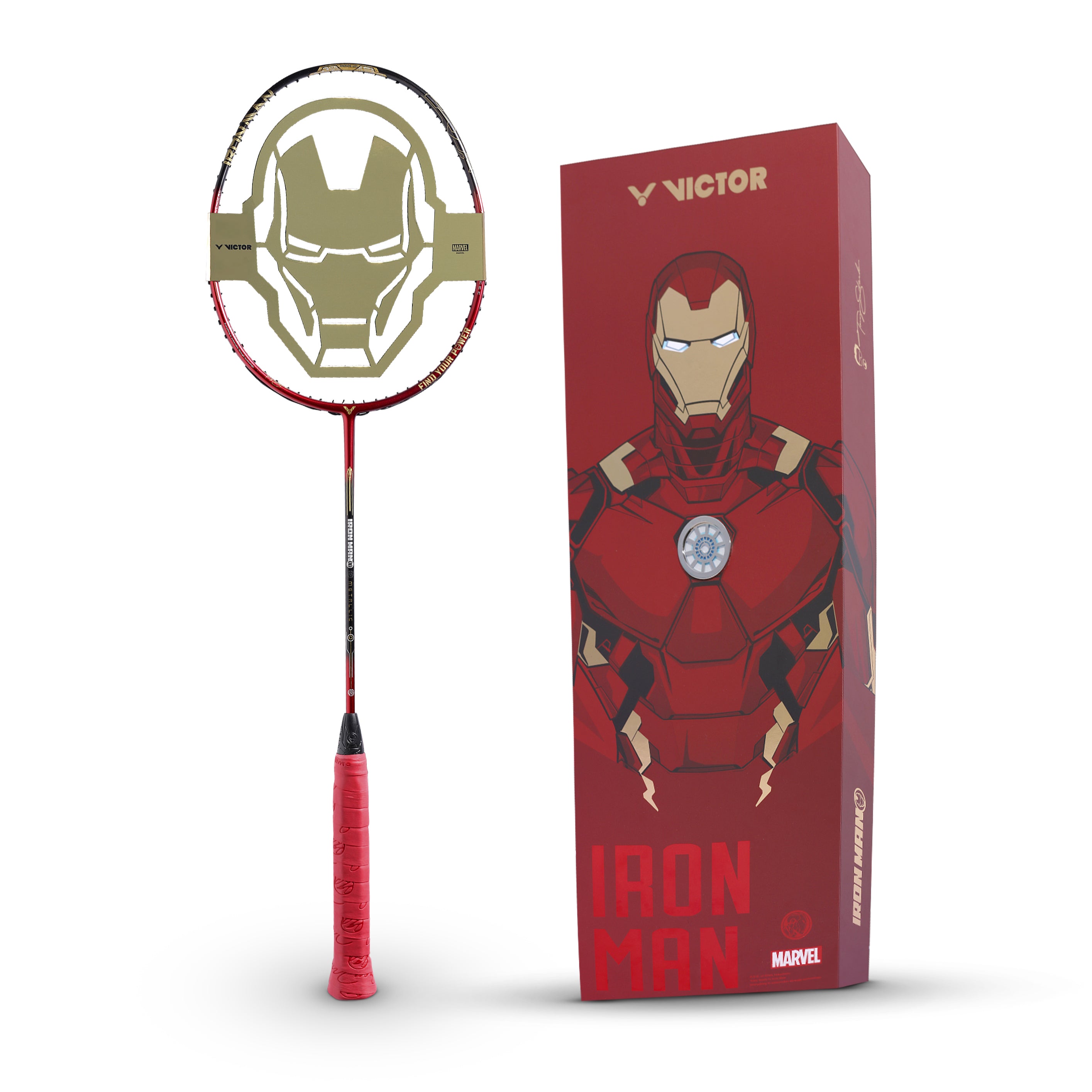 VICTOR X Iron Man Auraspeed 4U Badminton Racket Set – Free Core ...