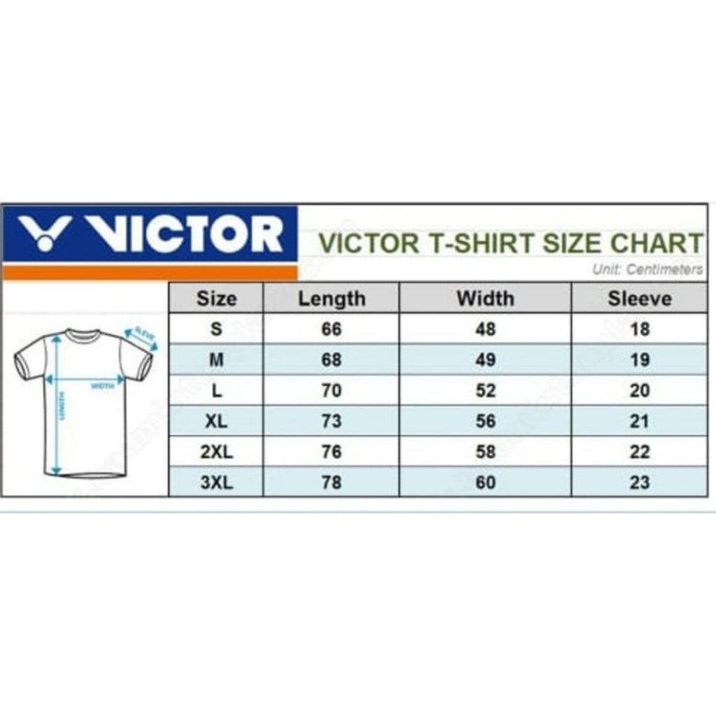 victor racket chart