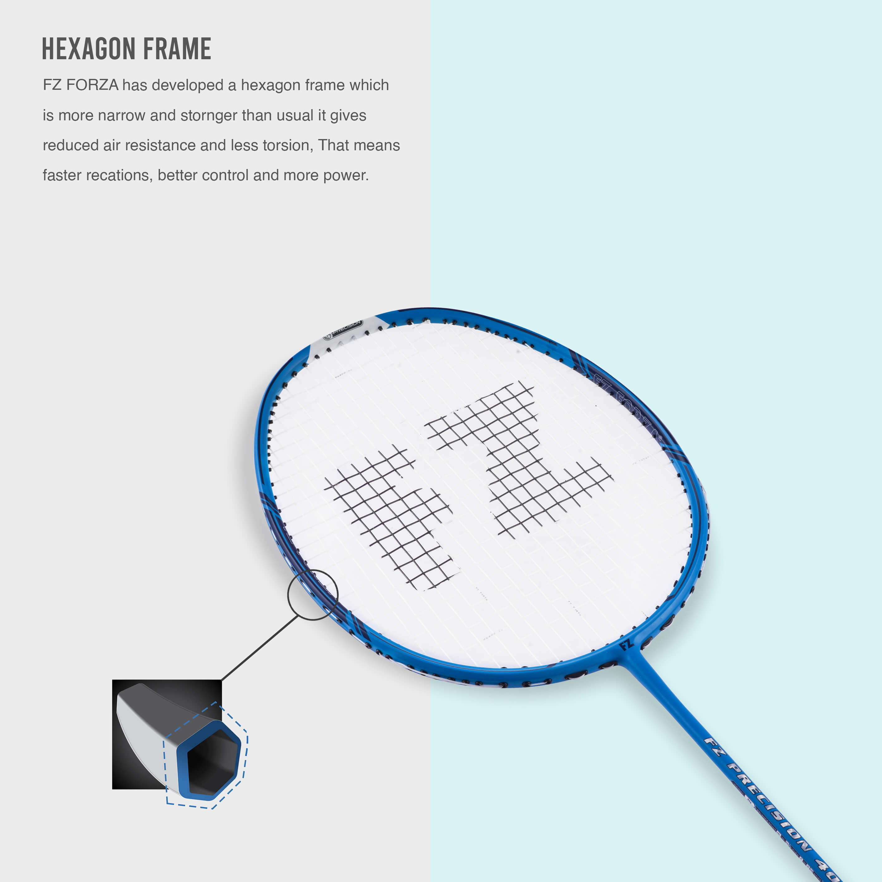FZ Forza Precision 4000 Strung Badminton Racket – Cappella Sports